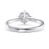 Starlight Compass Solitaire Round Cut Diamond 18K White Gold Engagement ...