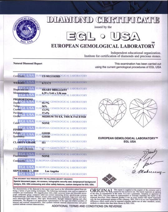 Diamond Grading - Info About GIA, HRD, EGL - 77 Diamonds Education