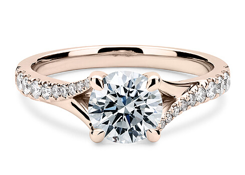 Rose Gold Diamond Engagement Rings | 77 Diamonds